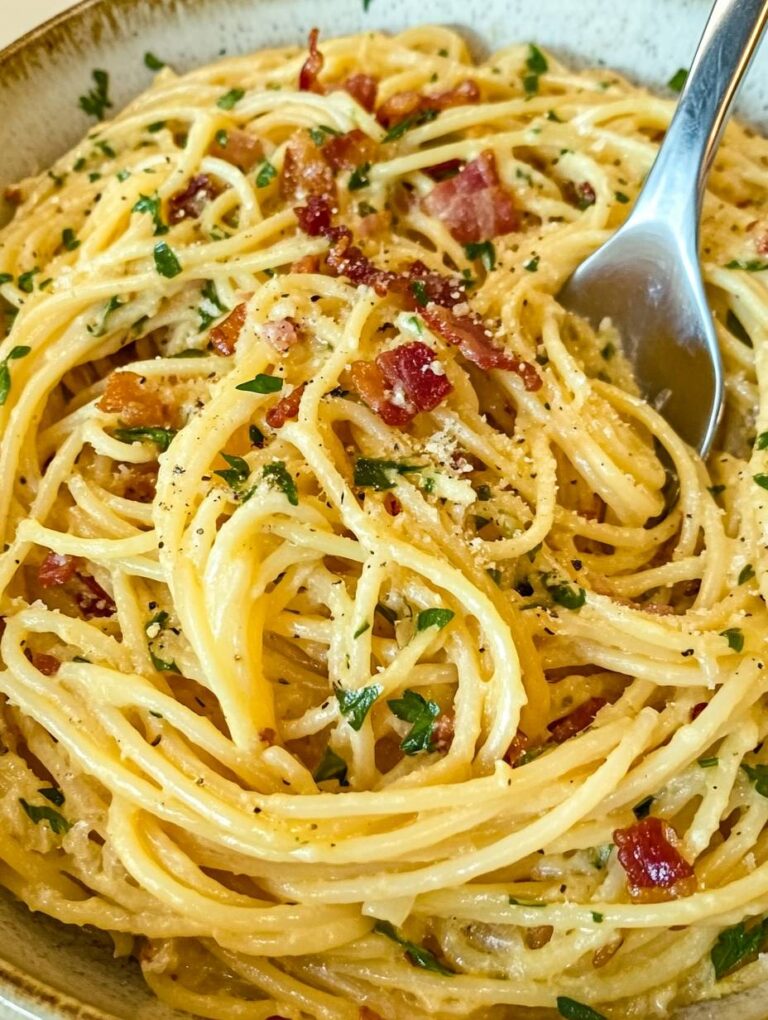 Pasta Carbonara - Lady Recipes