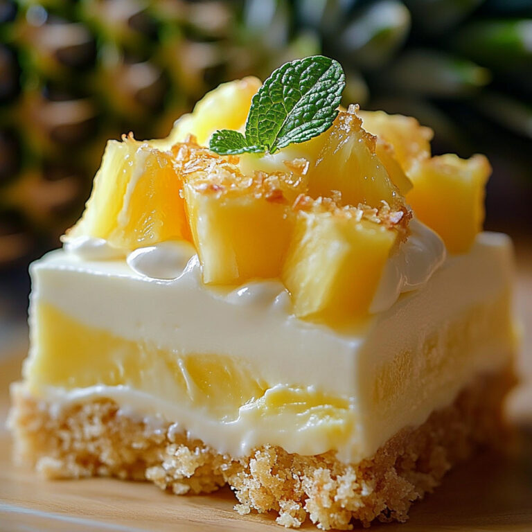 No-bake Pineapple Cream Dessert - Lady Recipes