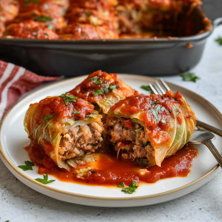 Polish Stuffed Cabbage Rolls - Lady Recipes