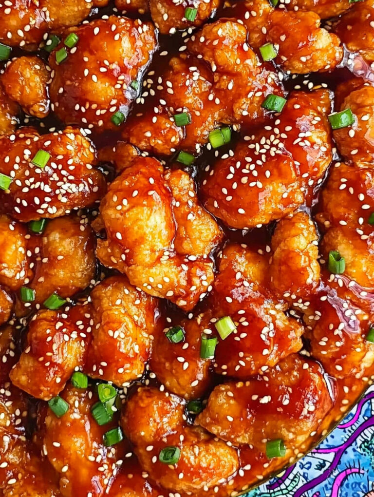 Easy Sesame Chicken - Lady Recipes