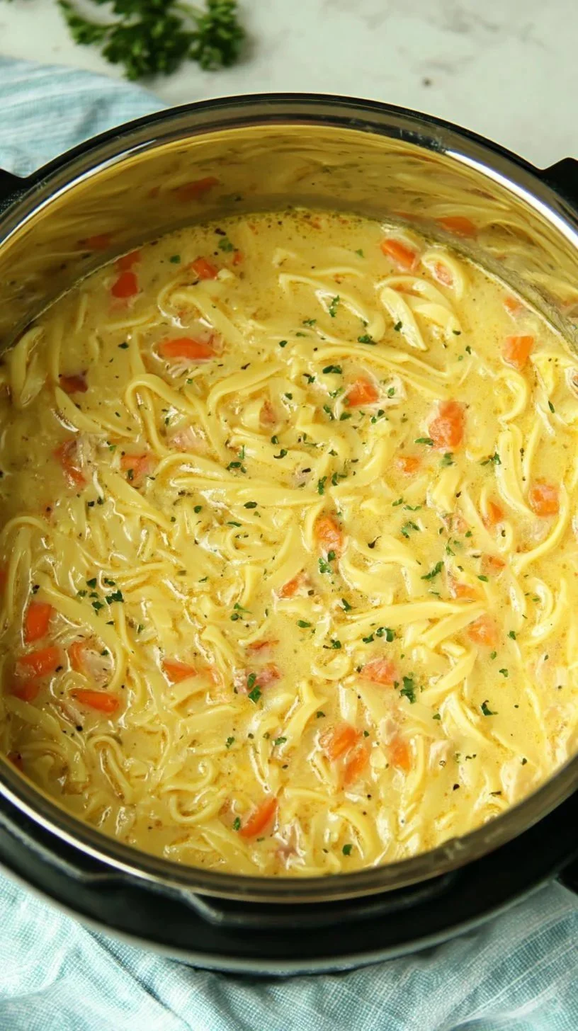 Crack Chicken Noodle Soup