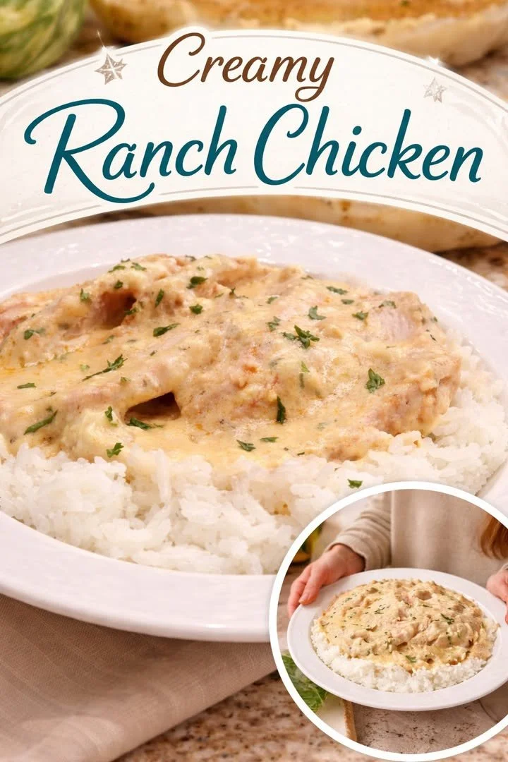 Creamy Hidden Valley Ranch Chicken