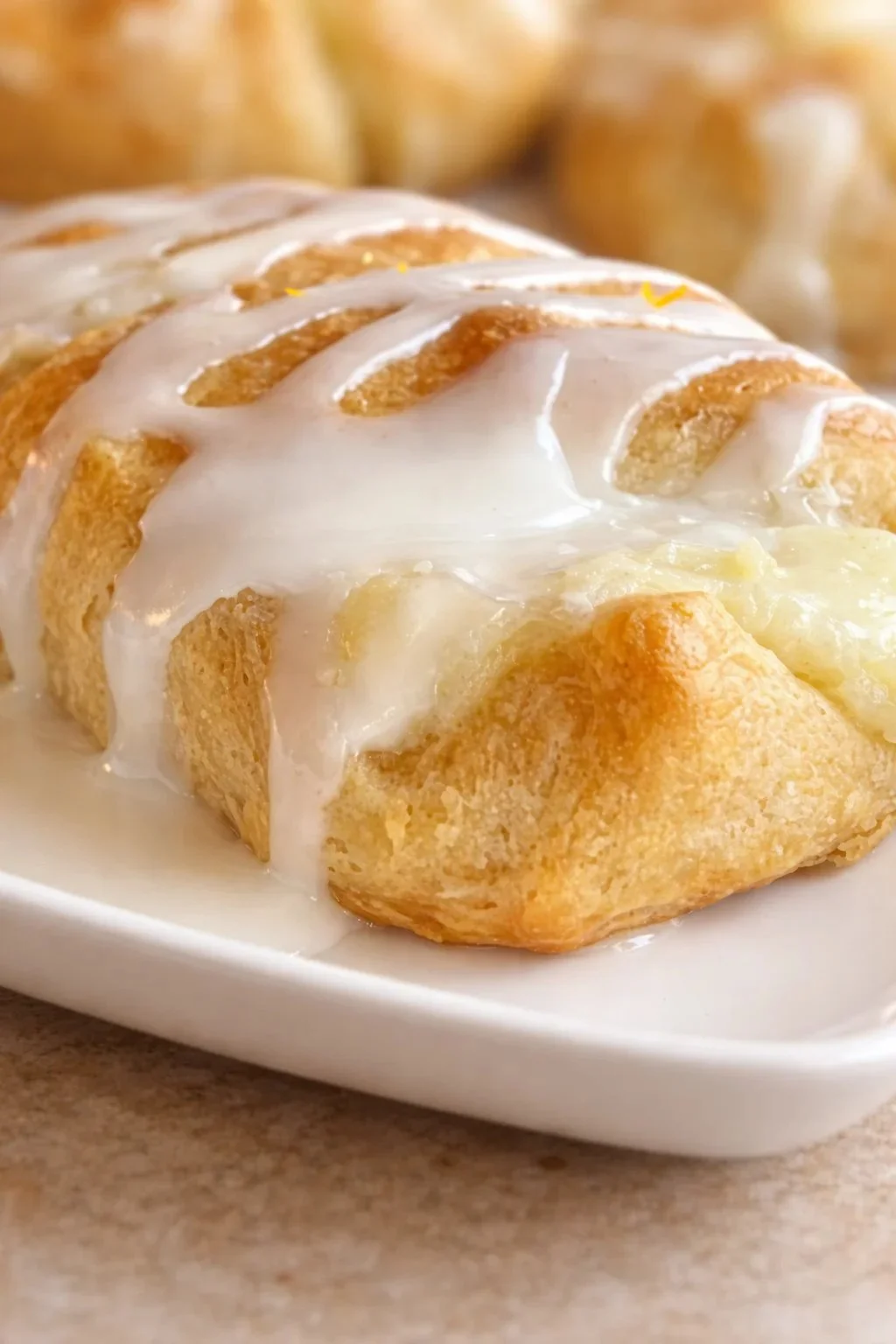 Lemon Cheesecake Crescent Rolls