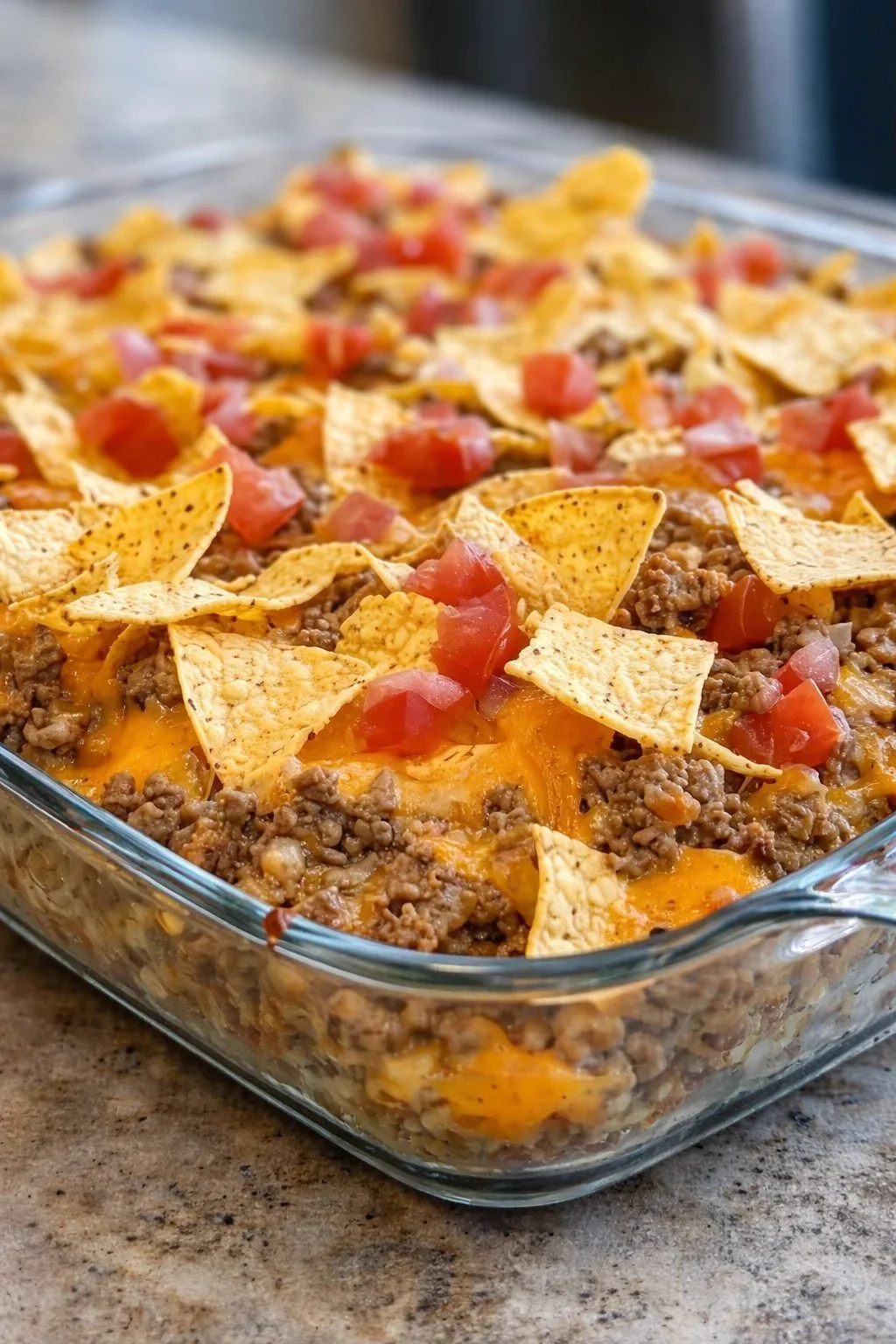 Loaded Taco Beef Casserole